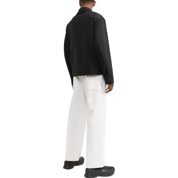 Off-White Embroidered Zipper Jacket