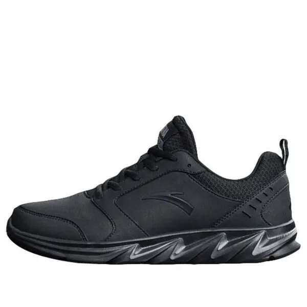 ANTA Running Series Sneakers Leather - Black