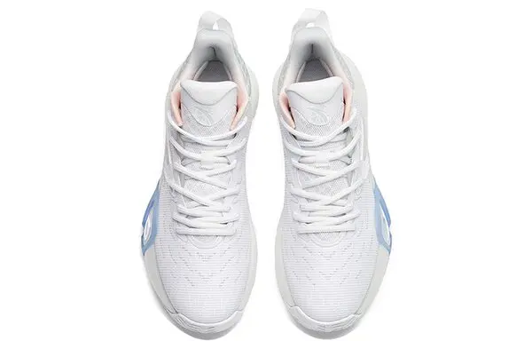 ANTA Official Klay Thompson Basketball Sneakers - White/blue