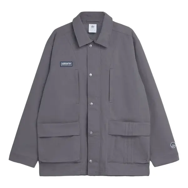 Adidas Spzl Merkland Light Jacket - Cinder