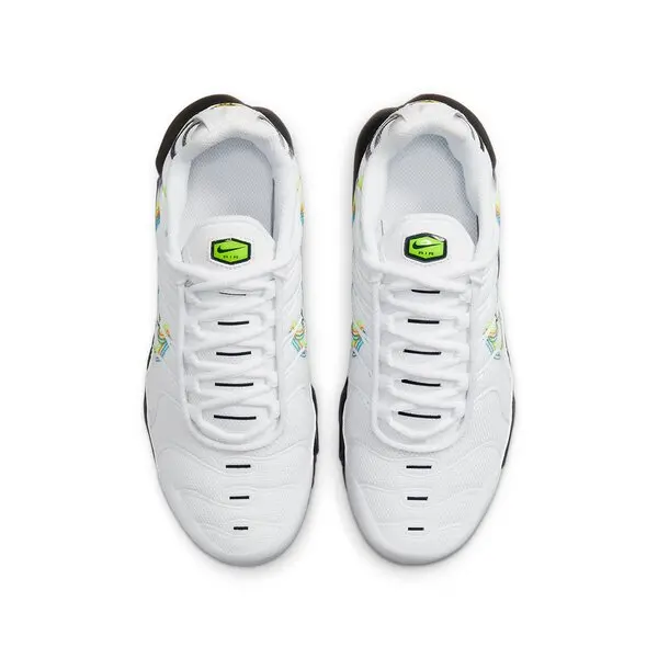 Nike Max Plus "layered Swoosh" Low Top Sneakers - White/black