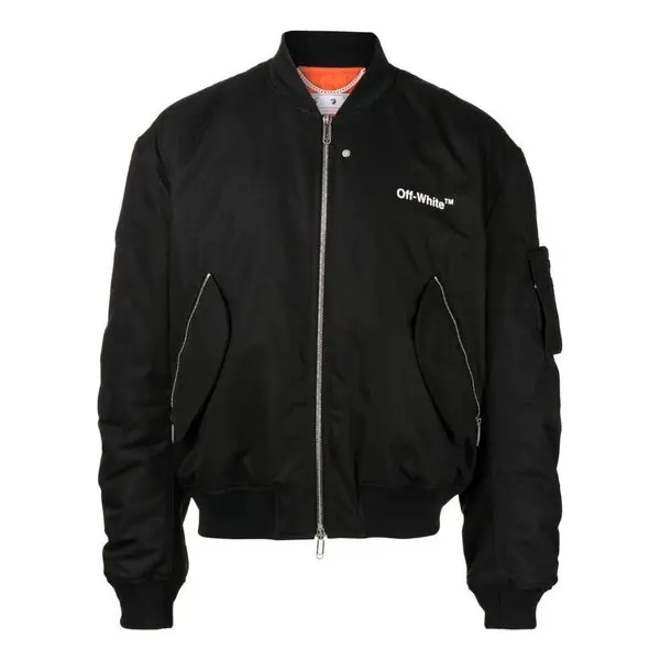 Off-White Logo Bomber Jacket