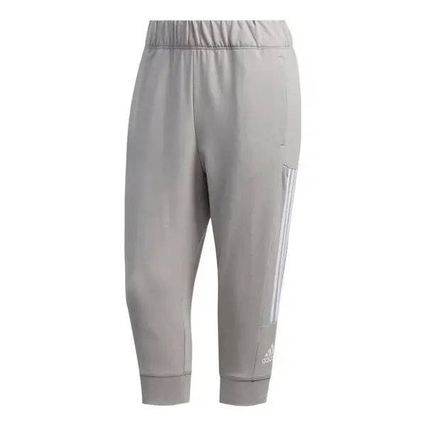Adidas 3 Stripes Capri Pants Asia Sizing - Grey