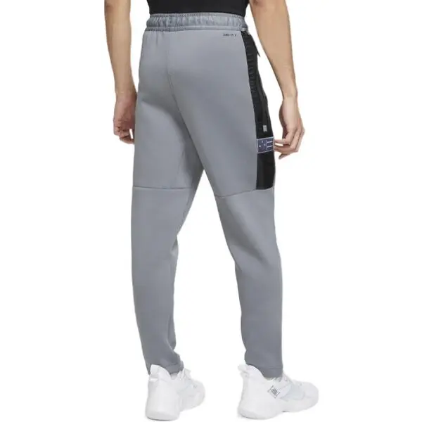 JORDAN Solid Color Lacing Knit Sports Long Pants