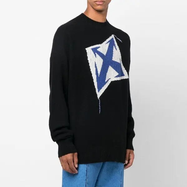 Off-White Arrows Intarsia Wool Jumper