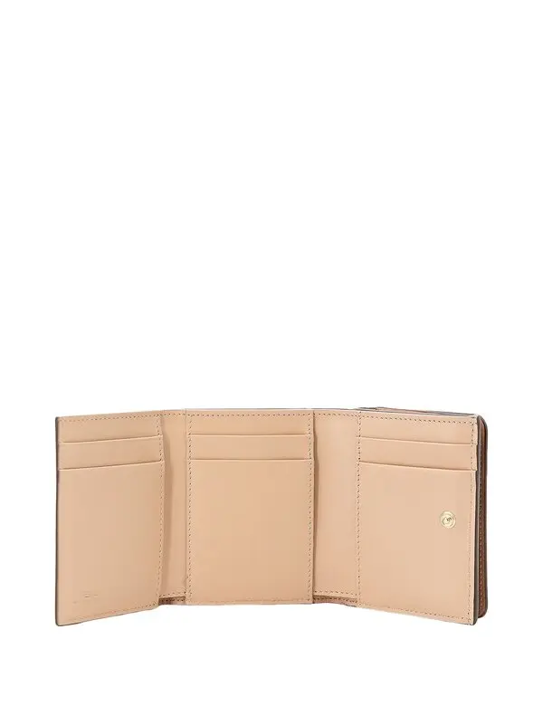 Fendi Ss25 Ff Tri-fold Wallet Flower Bouquet
