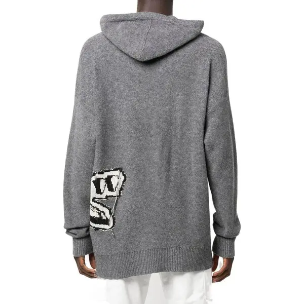 Off-White Intarsia Knit Hoodie - Default Colorway