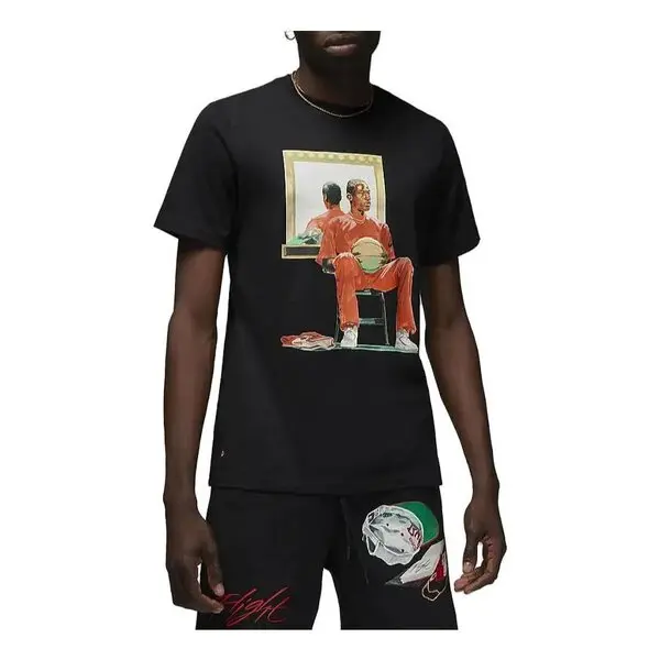 JORDAN Artist Series Jacob Rochester T-shirt - Black