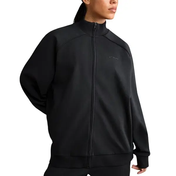 Nike X Skims Matte Tricot Oversized Full-zip Track Jacket