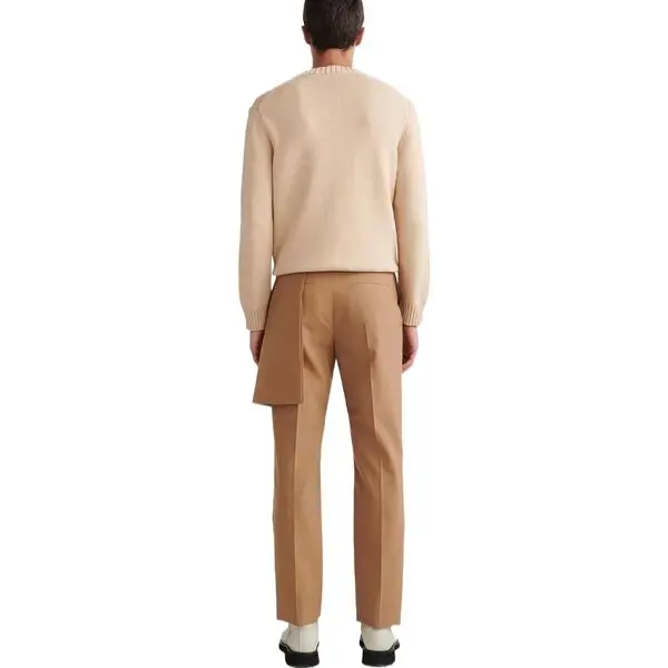 Off-White Fw22 Tailored Trousers With Belted Detail - Default Colorway