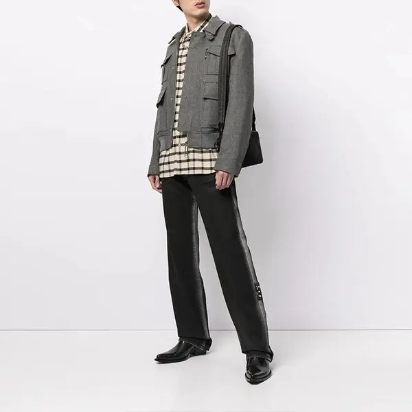 Off-White Logo Embellished Utility Jacket