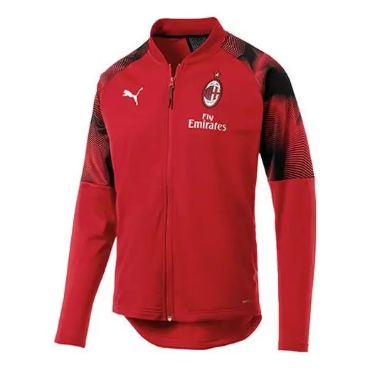 PUMA Ac Milan Stadium Poly Jacket - Red