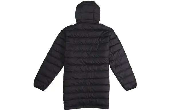 Adidas Logo Print Down Jacket With Hood