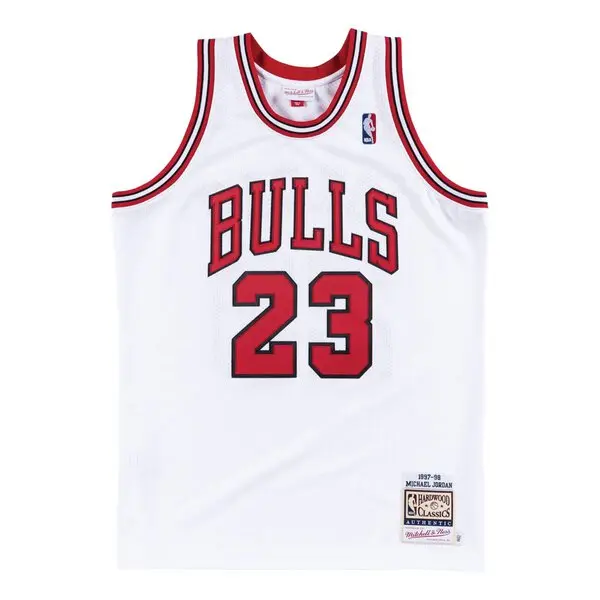 Mitchell & Ness Michael Jordan Chicago Bulls 1997-98 Authentic Home Jersey - White