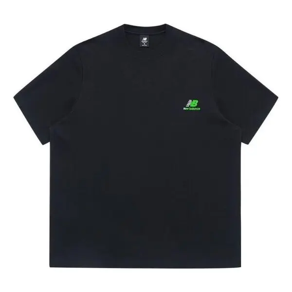 NEW BALANCE X Nice Rice Logo T-shirt Asia Sizing 'black - Black/solar Green
