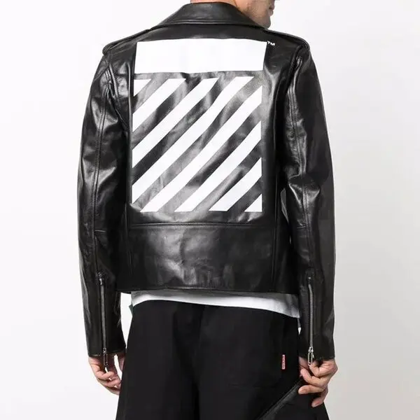 Off-White Fw22 Twill Printing Zipper Jacket