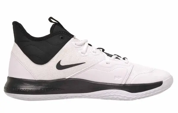 Nike Pg 3 Tb Low Top Sneakers - White/black