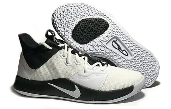 Nike Pg 3 Tb Low Top Sneakers - White/black