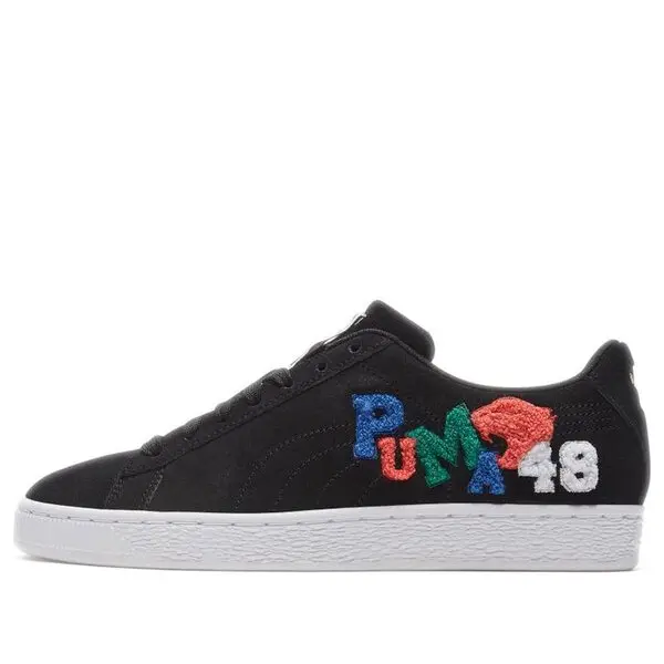 PUMA Suede Classic Badges Low Top Sneakers - Black