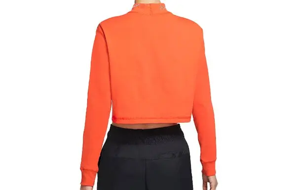 Nike Cropped Long Sleeve T-shirt - Orange
