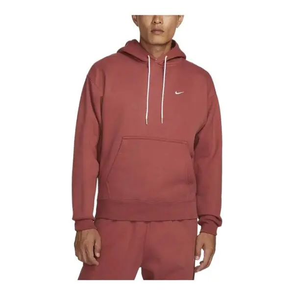 Nike Solo Swoosh Fleece Hoodie - Canyon Rust