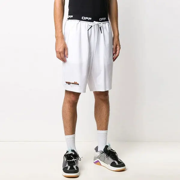 Off-White Logo Waist Arrow Shorts