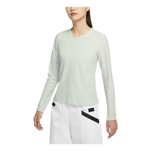 Nike Dri-fit Adv Tech Pack Quick Dry Knit Crewneck Sweatshirt - Graygreen