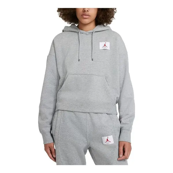 JORDAN Fleece Hoodie - Grey