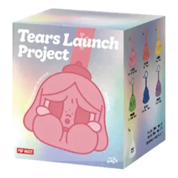 POP MART Crybaby Tears Launch Project Series Plush Pendant Sealed Case - Multi-color
