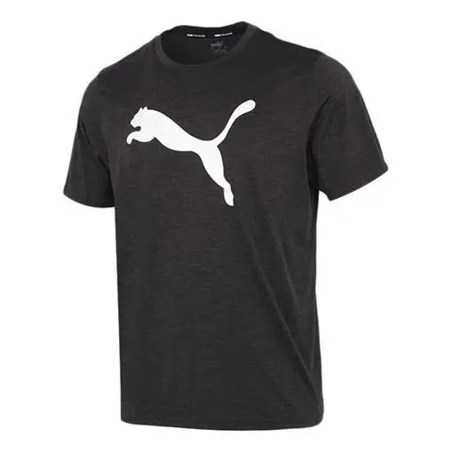 PUMA Train Favorite Heather T-shirt 'black - Black/white