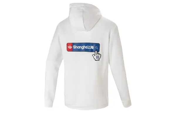 Adidas Originals Shanghai Pullover Hoodie - White