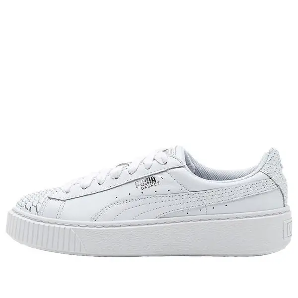 PUMA Basket Platform Sneakers - White