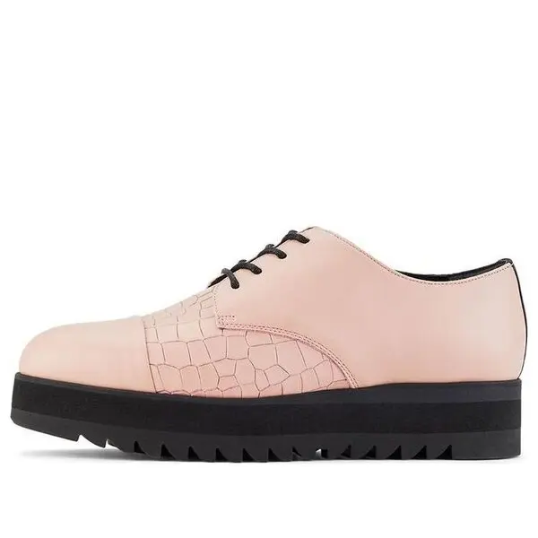 Onitsuka Tiger Derby Platform Lace-up Shoes - Pink/black