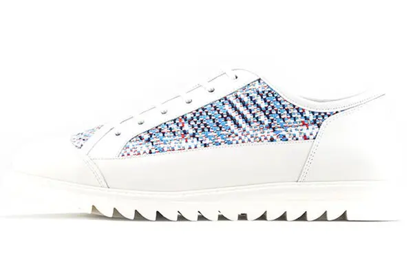 Onitsuka Tiger Blucher Lo Sneakers - White/blue