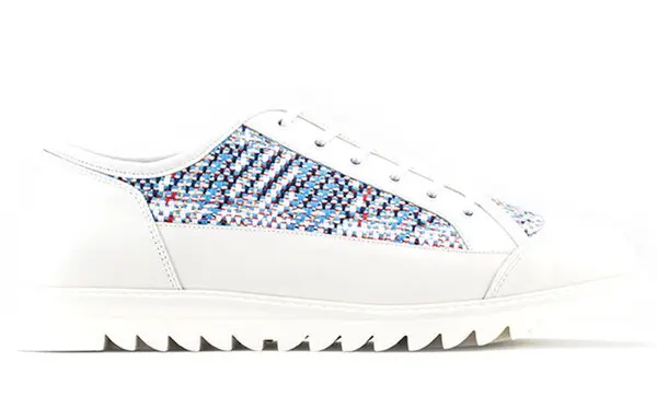 Onitsuka Tiger Blucher Lo Sneakers - White/blue