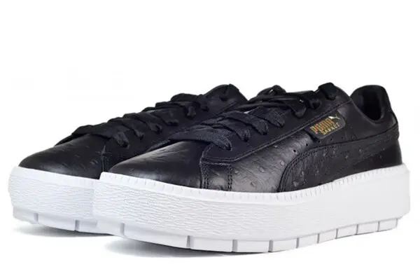 PUMA Platform Trace Ostrich Embossed Sneakers