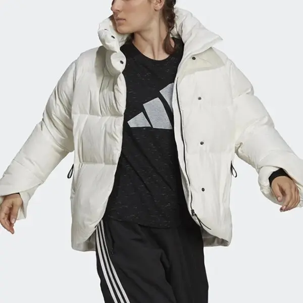 Adidas Big Baffle Jacket - White