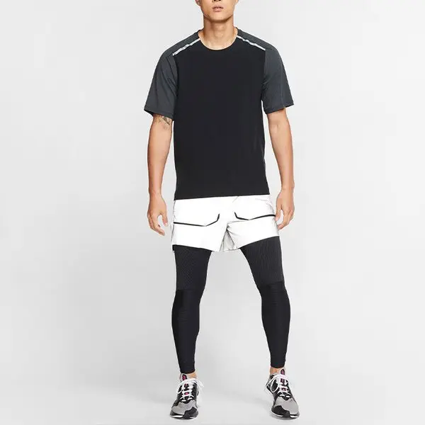 Nike Solid Color Running Quick Dry Slim Fit Sports Pants/trousers/joggers Black - Multi-color