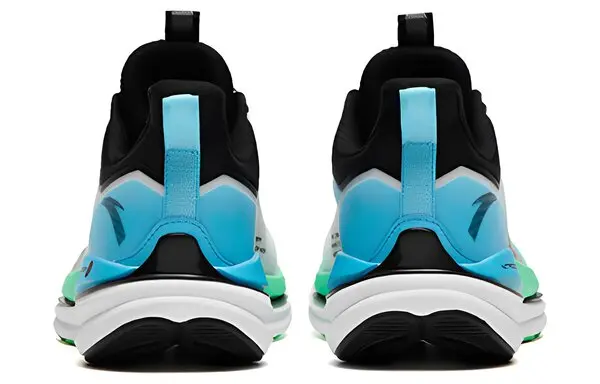 ANTA Athletic Running Sneakers - White/black/green