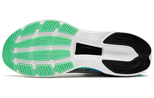 ANTA Athletic Running Sneakers - White/black/green