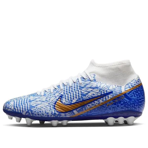 Nike Mercurial Superfly Academy Cr7 Ag Soccer Cleats - Blue/white/gold