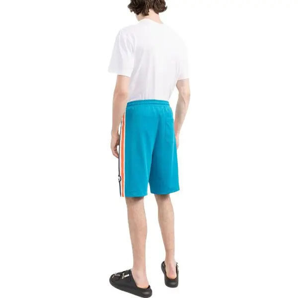 Gucci Interlocking G Jersey Shorts - Bright Zircon/ivory/orange