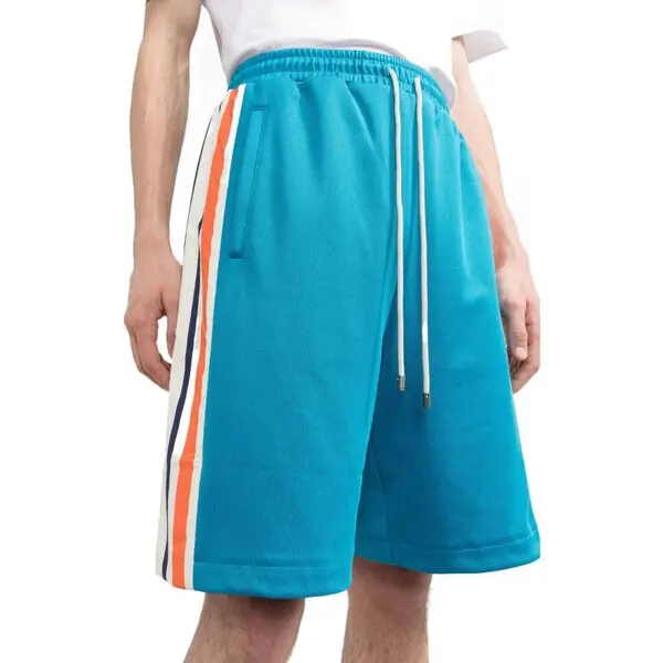 Gucci Interlocking G Jersey Shorts - Bright Zircon/ivory/orange