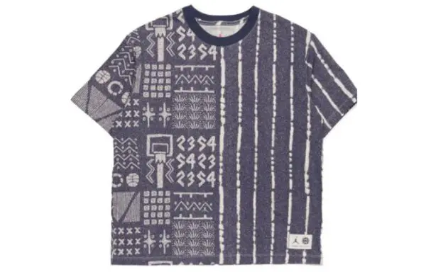 JORDAN Quai 54 Graphic T-shirt 'neutral Indigo