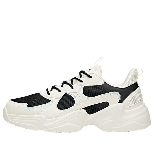 ANTA Classic Daddy Sneakers - White/black
