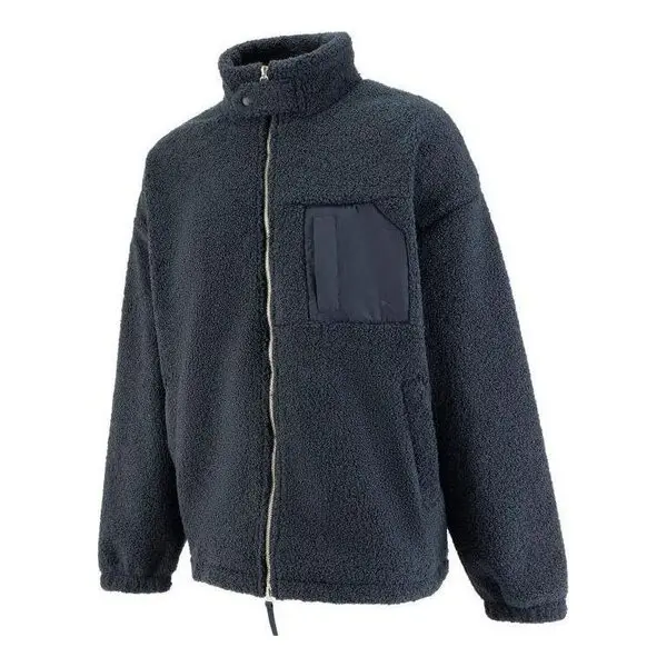 PUMA Mmq Sherpa Fleece Jacket - Navy