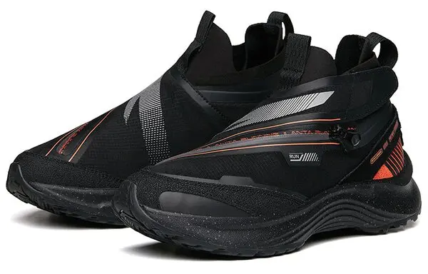 ANTA Running Series Leather Sneakers