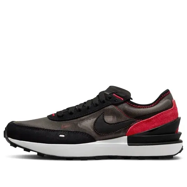 Nike Waffle One Sneakers - Black/red
