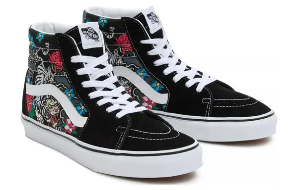 VANS Sk8-hi Tiger Floral High Top Sneakers