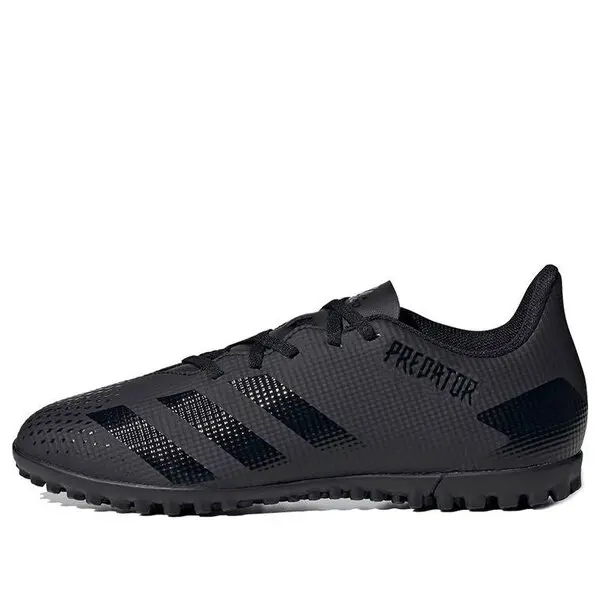 Adidas Predator 20.4 Tf Low Top Athletic Sneakers - Black